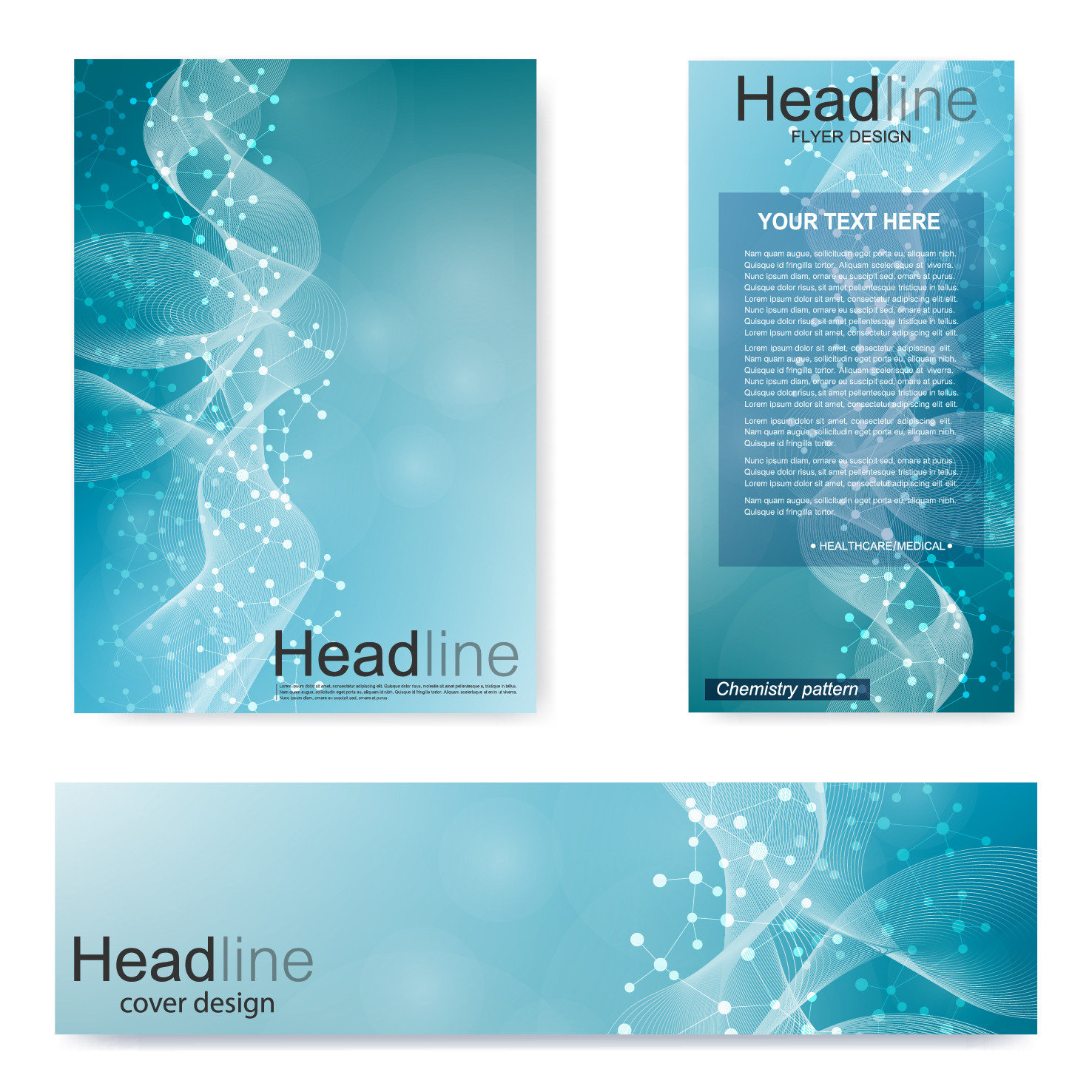 Set flyer, brochure ,banner., a Decorative Illustration by pro500