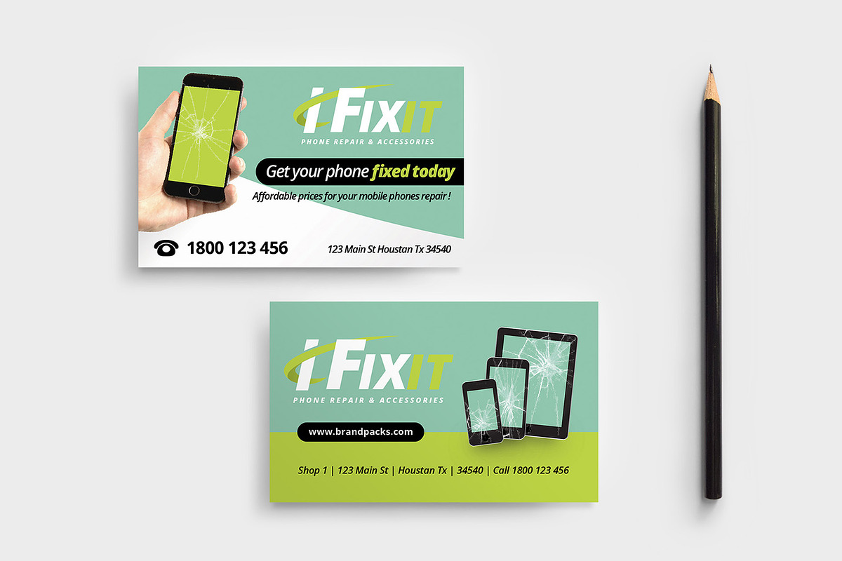 Phone Repair Shop Templates Pack, a Flyer Template by BrandPacks