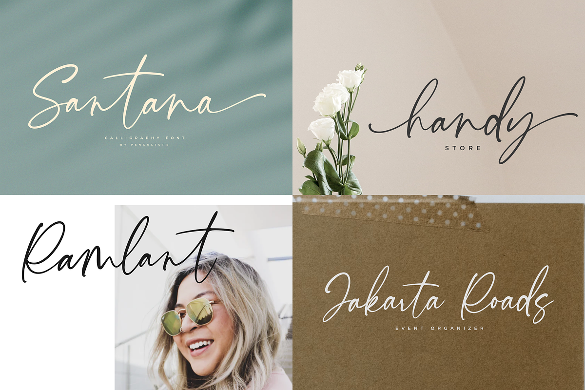 Calligraphy Font Bundle, a Script Font by Pen Culture