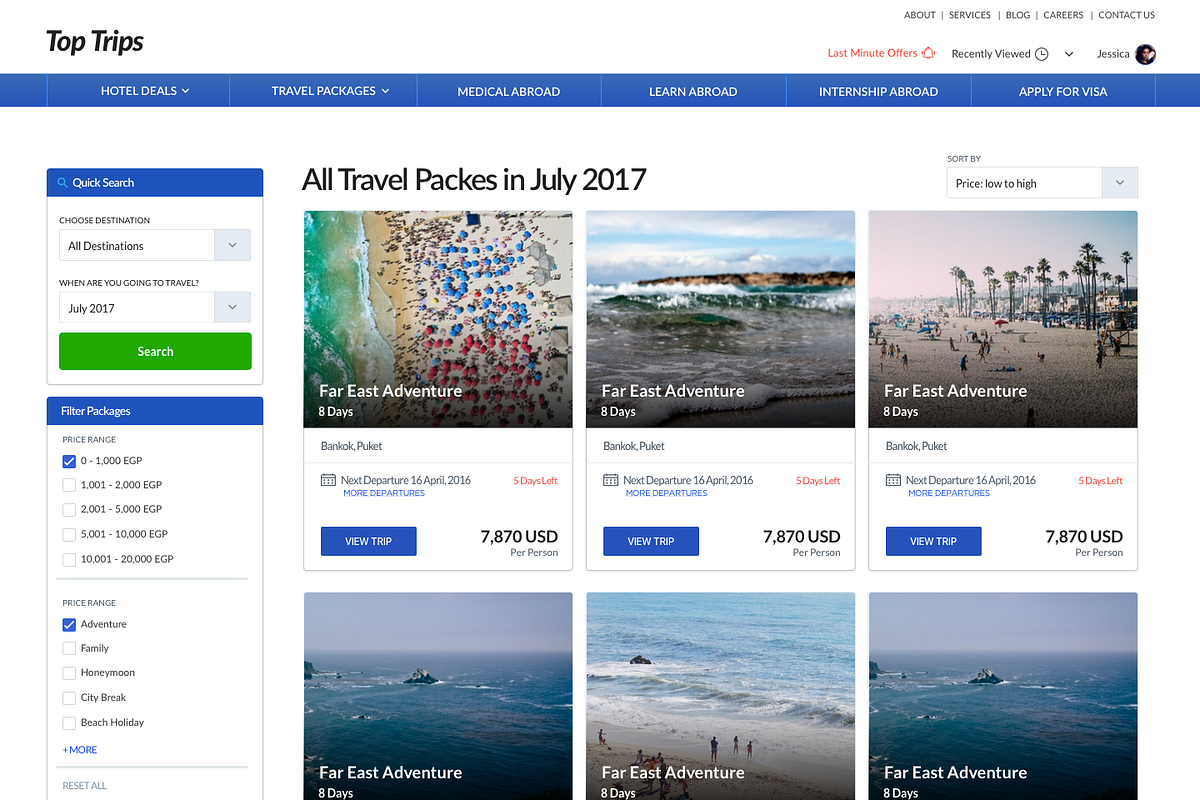 Multipurpose Hotel & Trips Booking, a Websites & App Template by ...