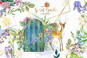 Secret Garden clipart, a Decorative Illustration by WonderWonder