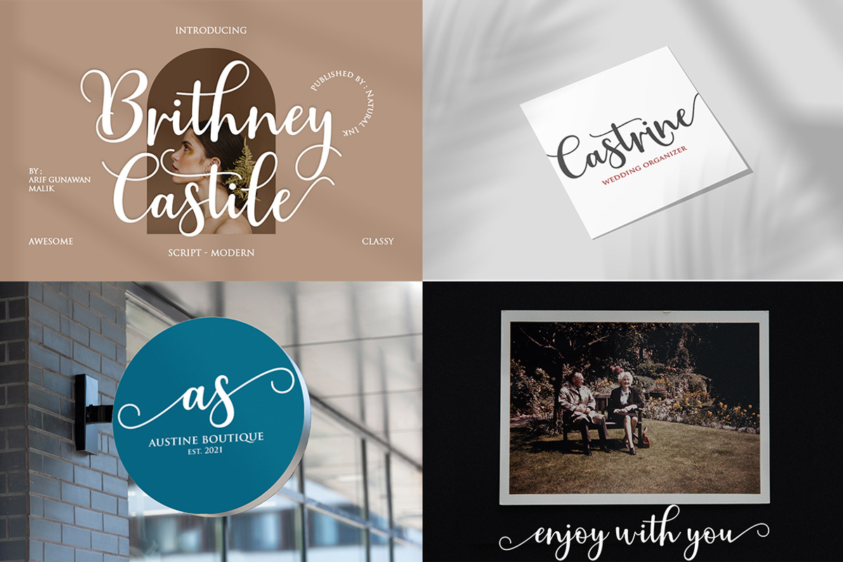 The Great Collection Font Bundles, a Script Font by Natural Ink Studio