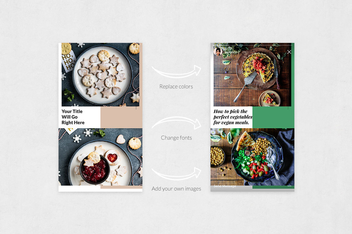 Food Animated Instagram Stories, a Social Media Template by Social ...