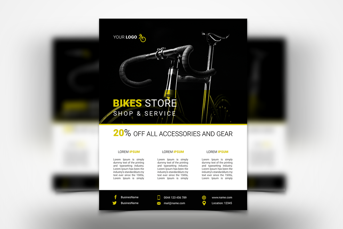 TOP 100 PREMIUM Flyers Templates, a Flyer Template by UNIK Agency