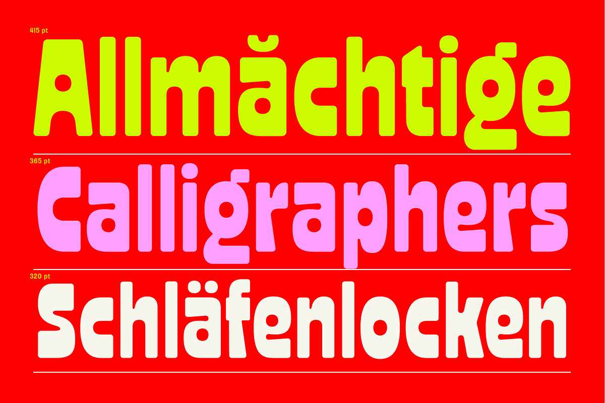 TNSC GARLY - Bold Display Typeface