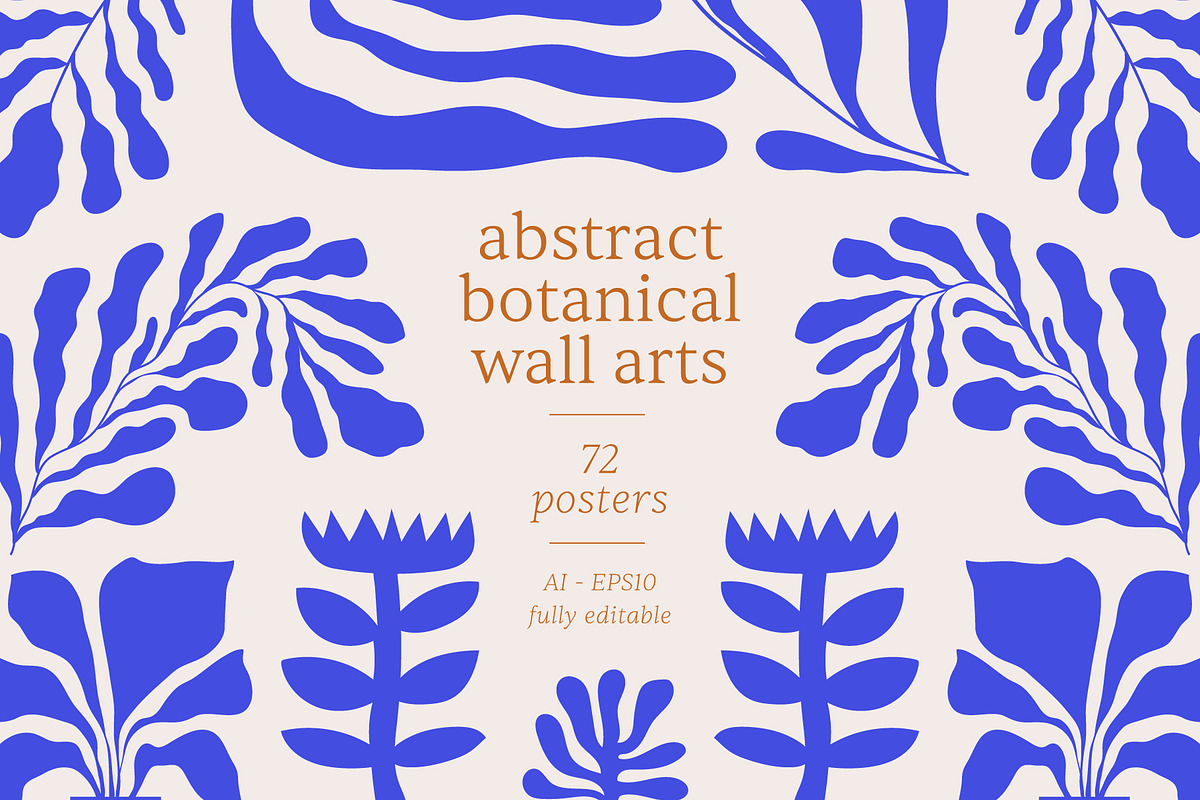 Abstract Botanical Wall arts