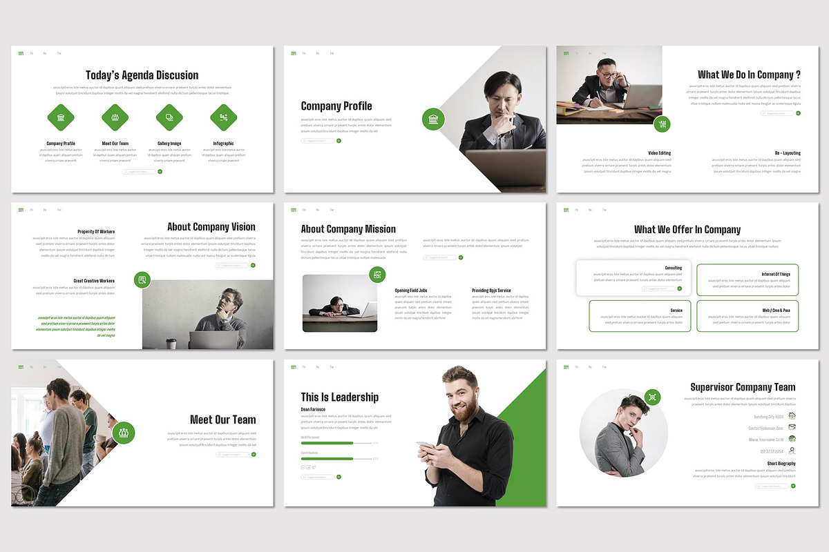 Dot. Cromo - Powerpoint Template, a Presentation Template by inspirasign