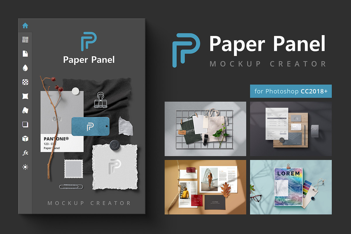 Paper Panel - Mockup Creator, a Product Mockup by h3design