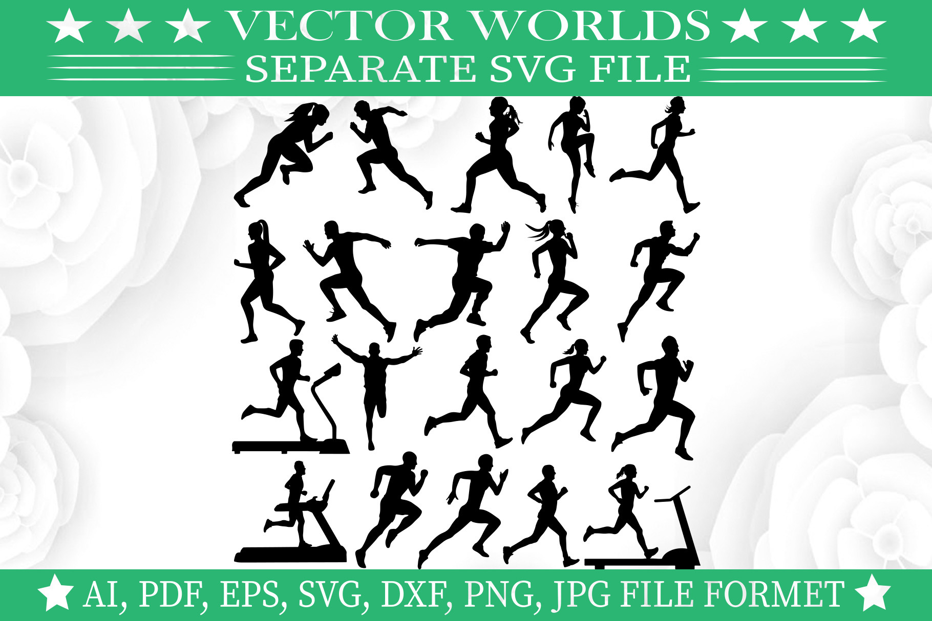 Exercise Run Svg, Gym, Workout Svg, an Object Graphic by VectorWorlds ...