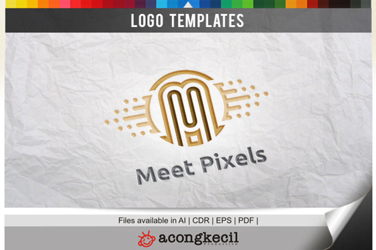 Meet Pixels, a Branding & Logo Template by Acongraphic