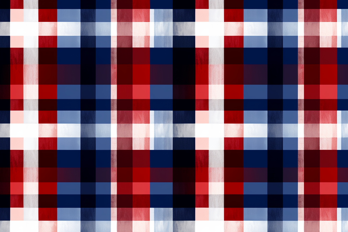 USA Patriotic Plaid