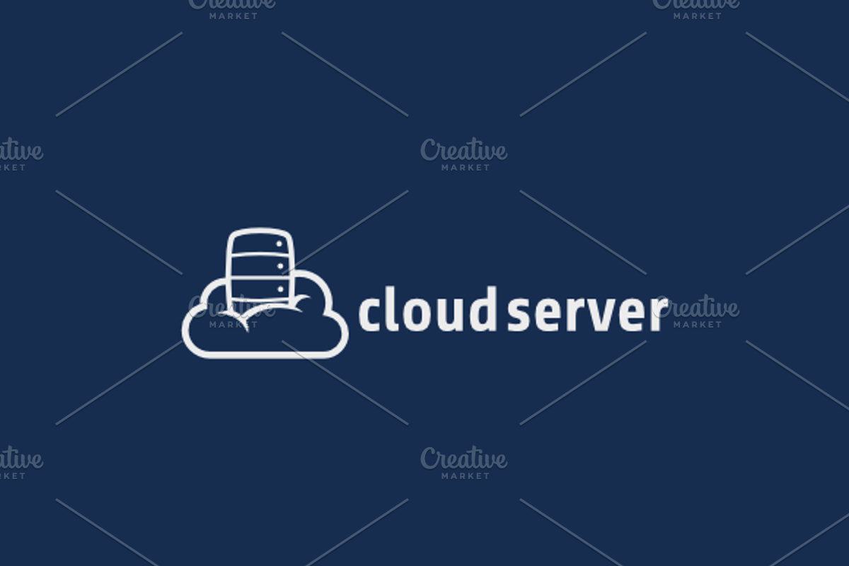 Cloud Server Logo, a Branding & Logo Template by graphicalcium