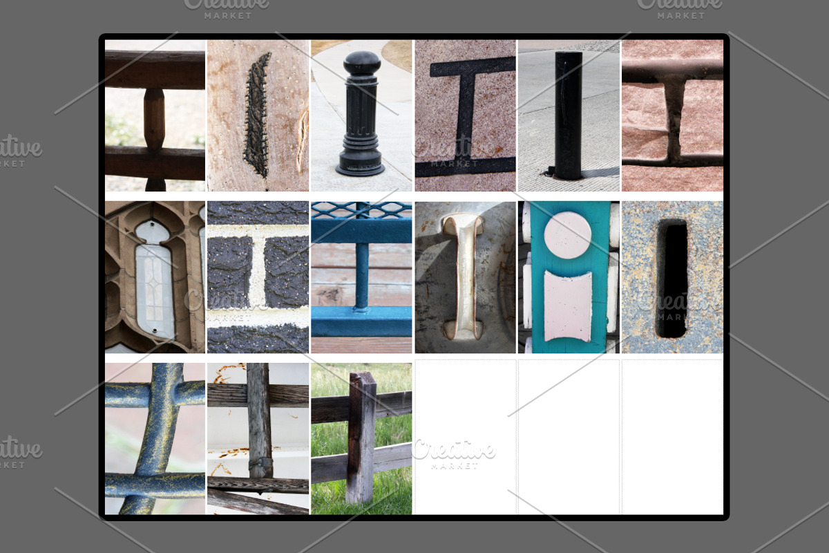 Alphabet Photography Letter I, a Nature Photo by Artistic Letters