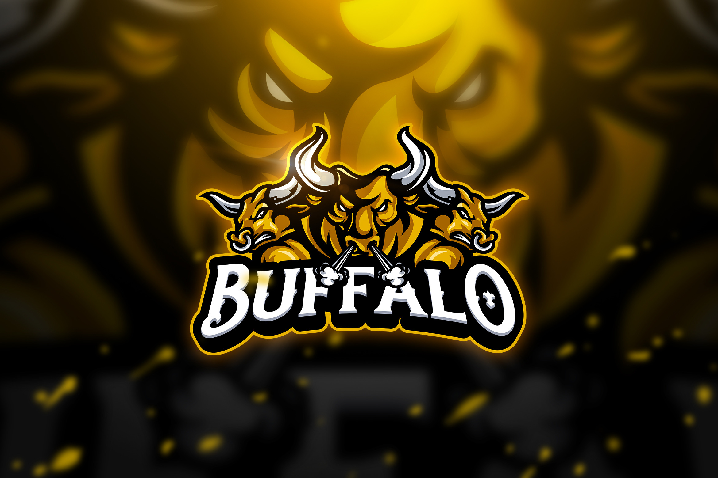 Buffalo - Mascot & Esport Logo, a Branding & Logo Template by AQR Studio