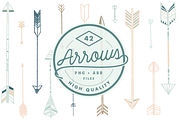 42 Arrow Designs, a Decorative Illustration by Shh! Maker Design ...
