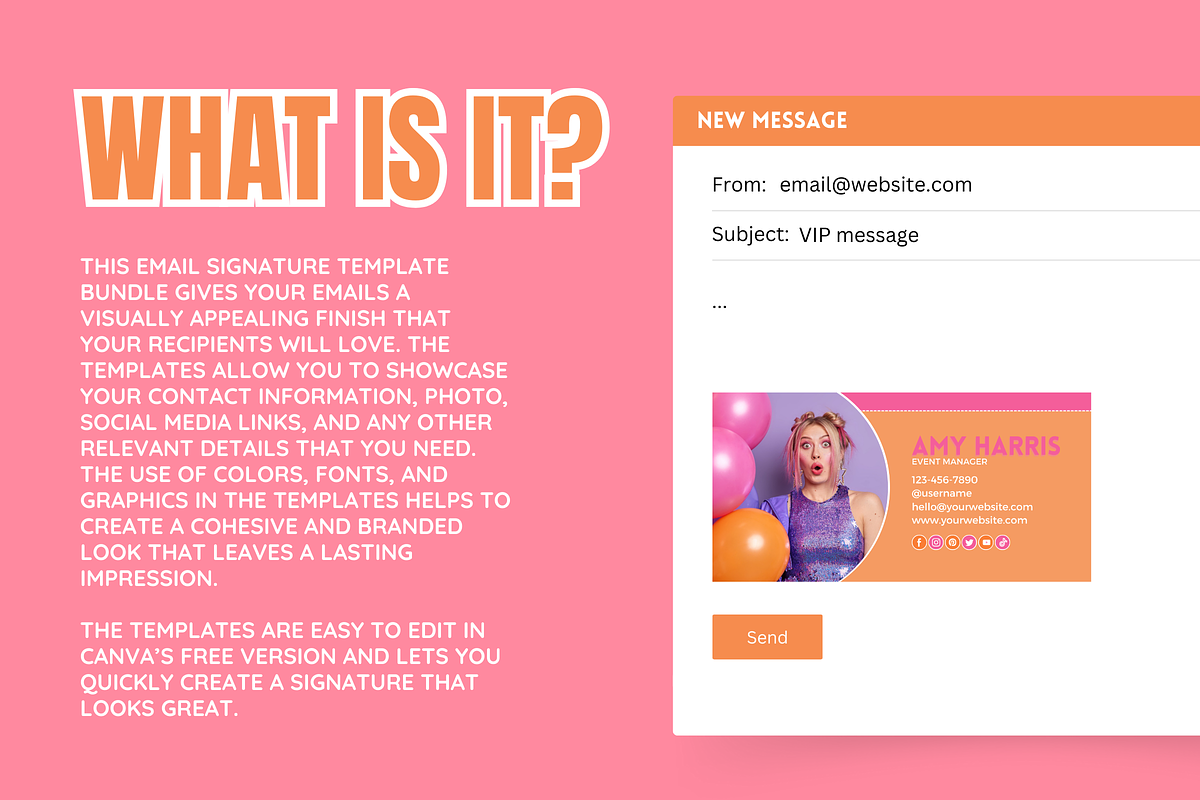 Colorful Email Signature Bundle