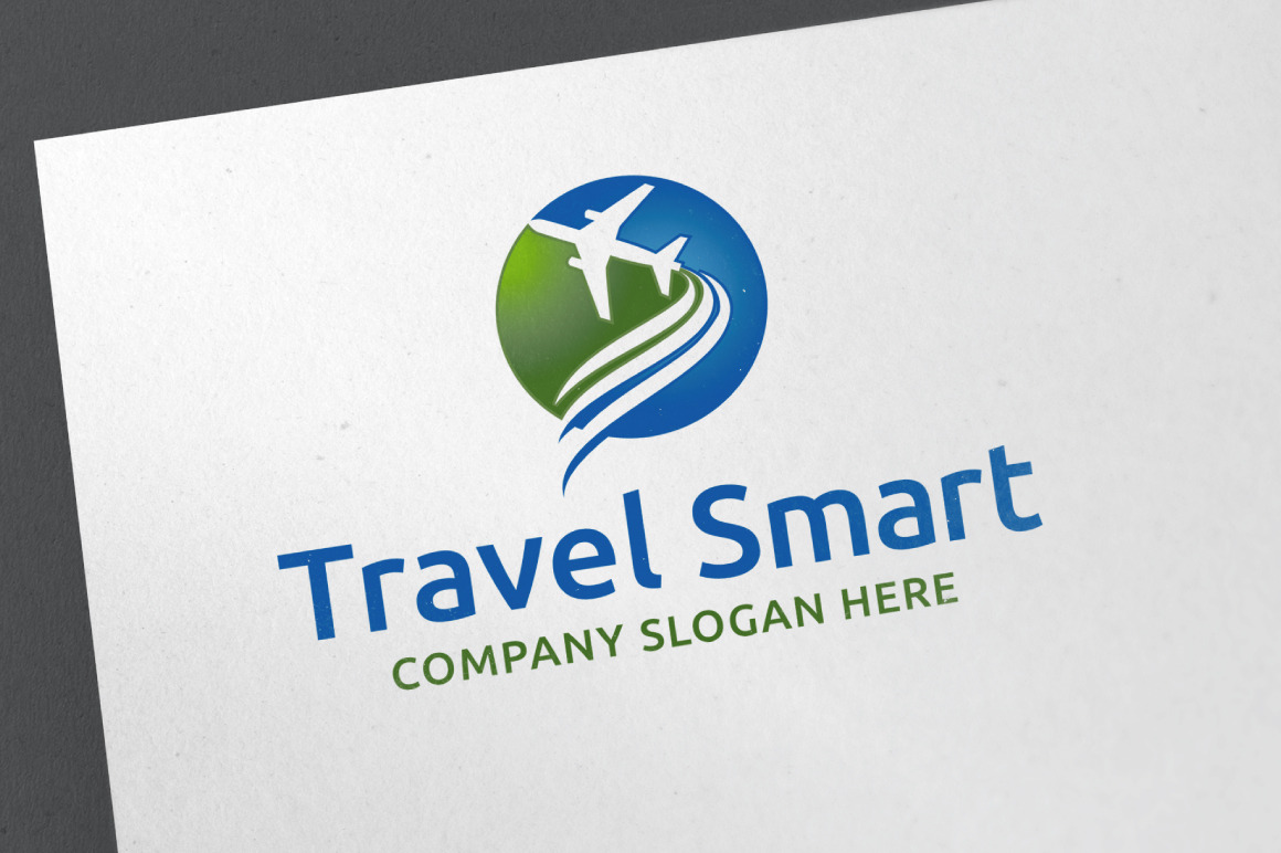 Travel Smart Logo, a Branding & Logo Template by emotions76