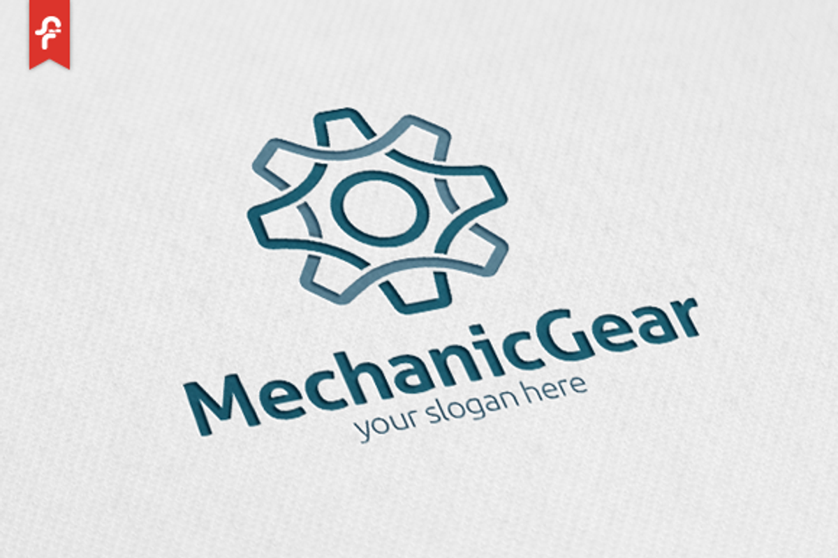 Mechanic Gear Logo, a Branding & Logo Template by ft.studio