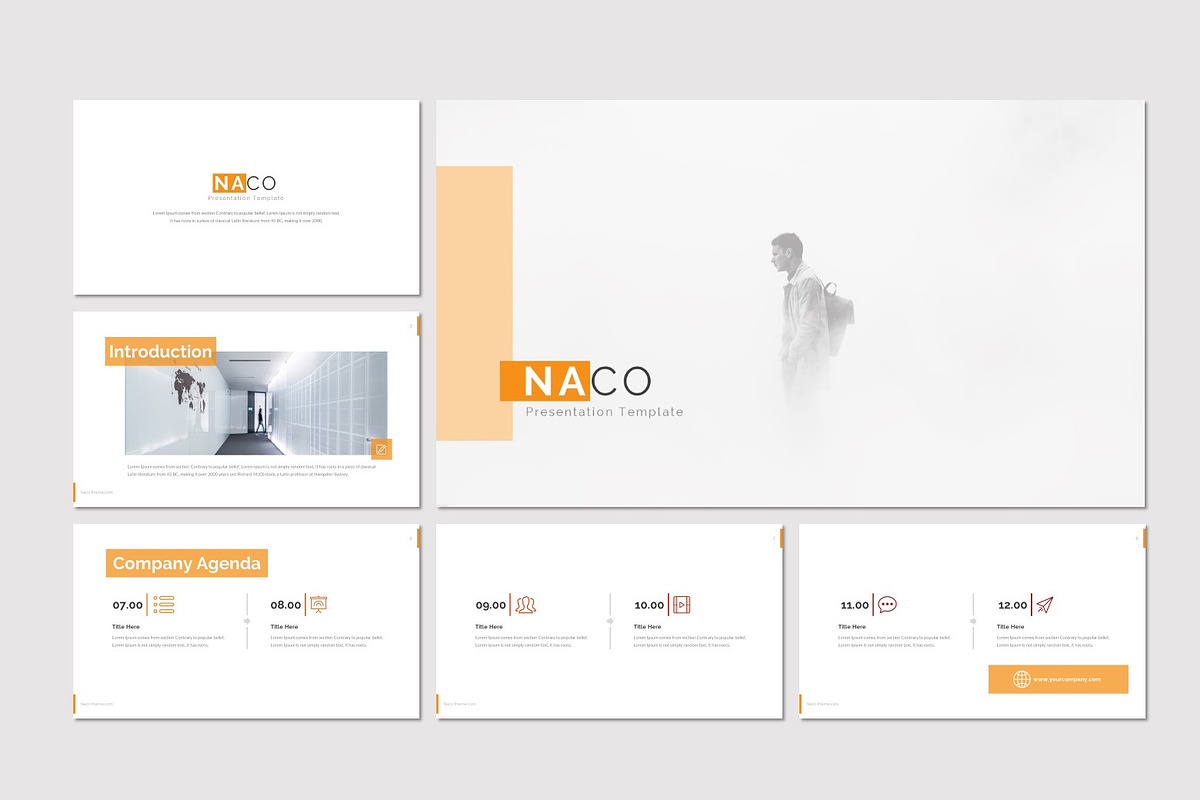 Naco - Powerpoint Template, a Presentation Template by inspirasign