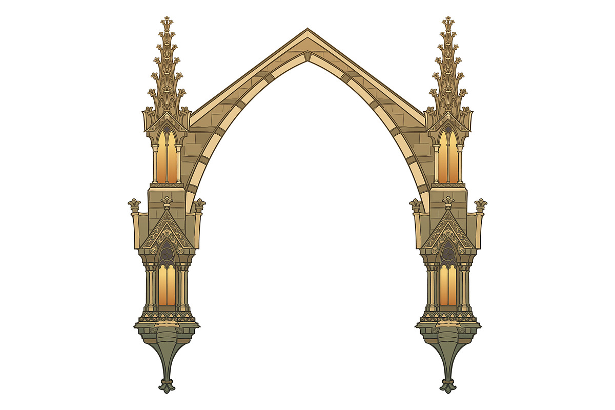 Medieval Decorative Frames, a Decorative Illustration by AntonPix Studio