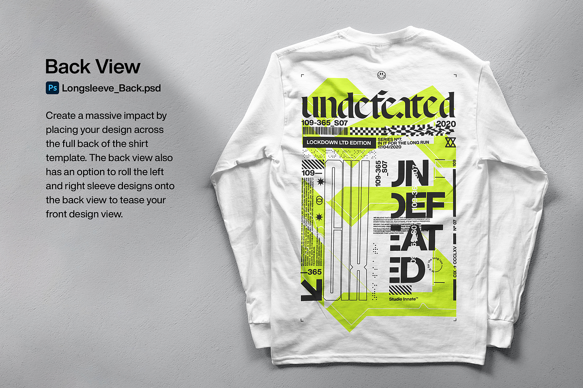 Long Sleeve Tee - Mockup Bundle, a Hoody Mockup by Studio Innate
