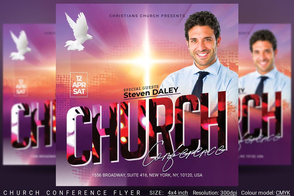 Church Conference Flyer, a Flyer Template by Artolus
