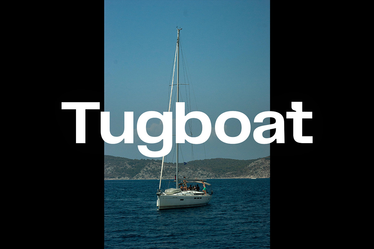 Bomstad Display Typeface, a Sans Serif Font by Foxtype