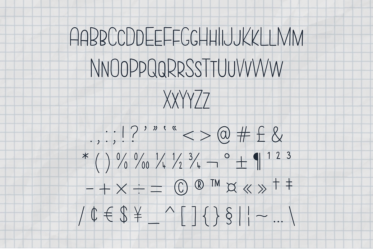 Nerdy - A handwritten font