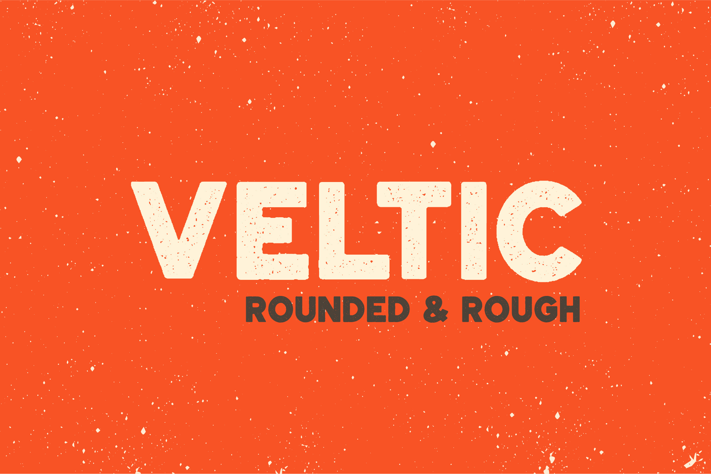 Veltic Typeface, a Font by sancreastd.