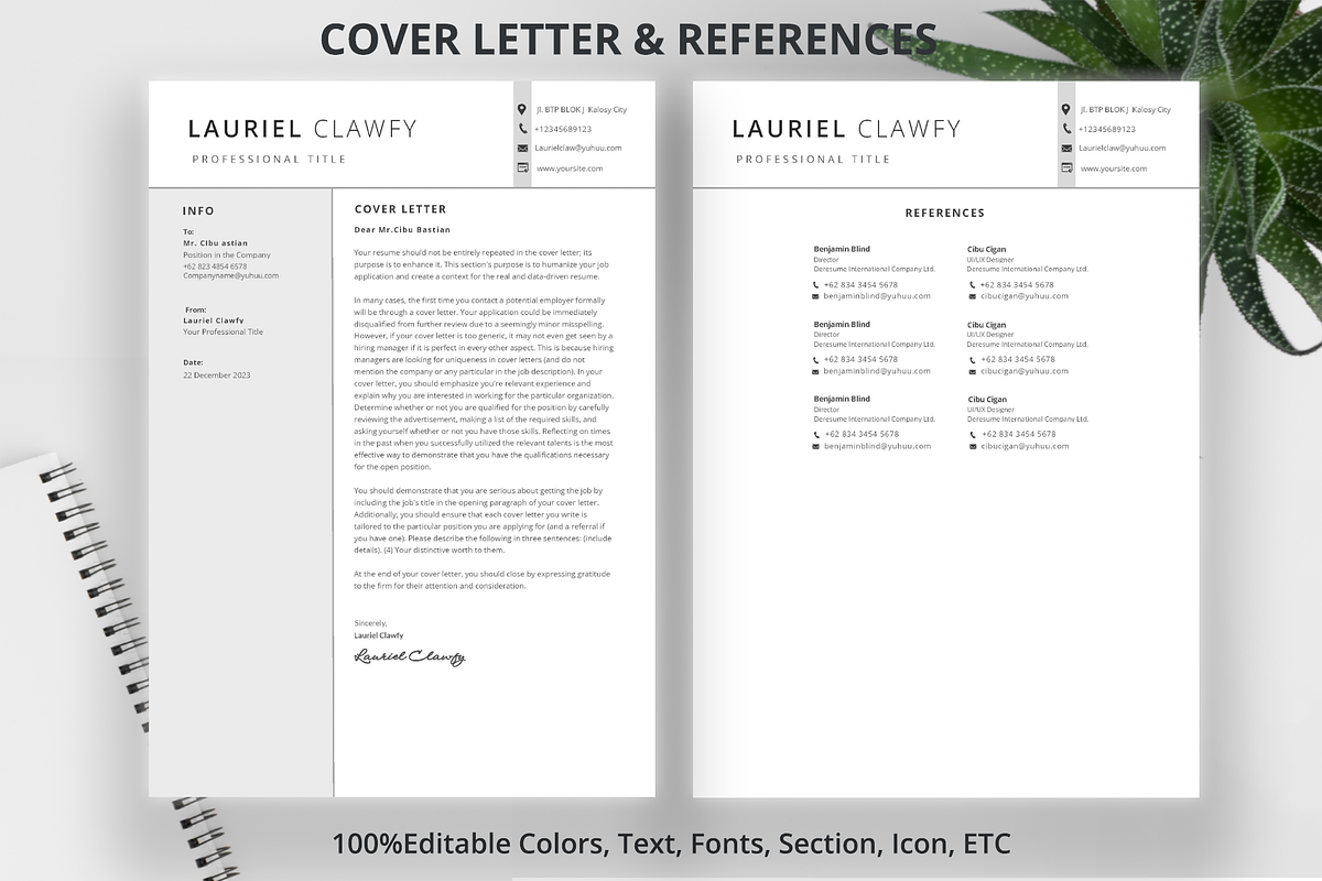 Word and Google Docs Resume Template, a Resume Template by ResumeFabs