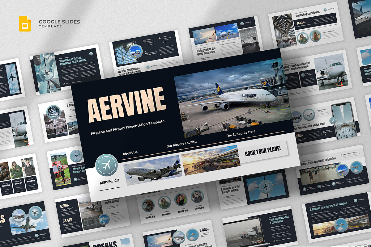 Airline & Aviation Google Slides
