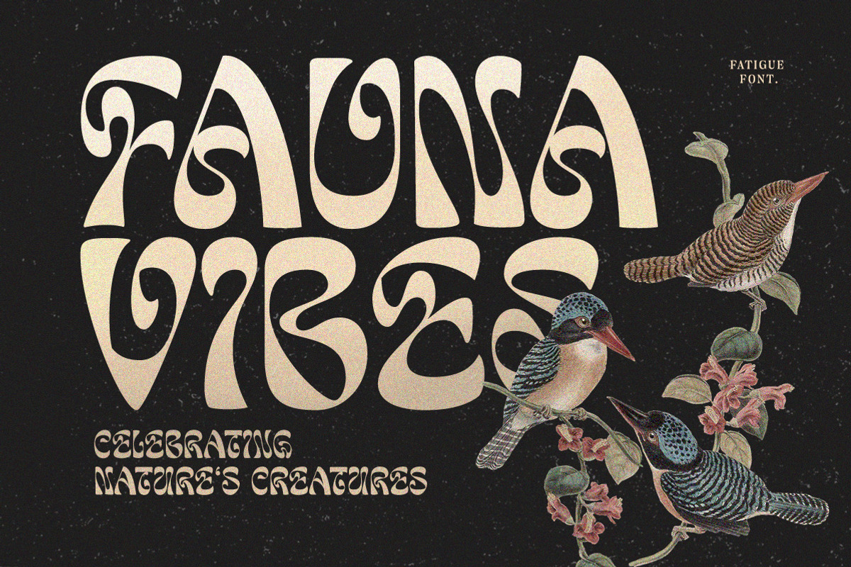 Fatigue Experimental Display Font, a Handwritten Font by Letterhend Studio