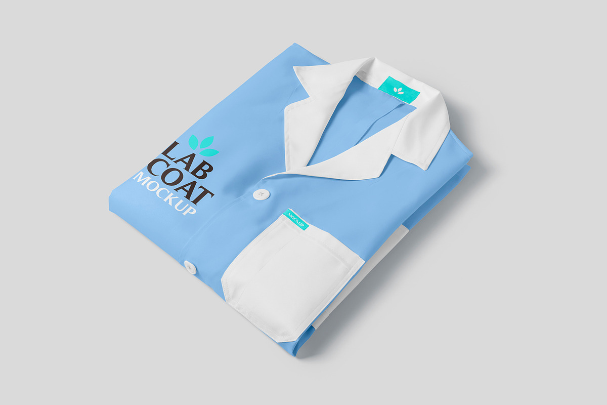 Male Lab Coat Mockups, a Product Mockup by GfxFoundry