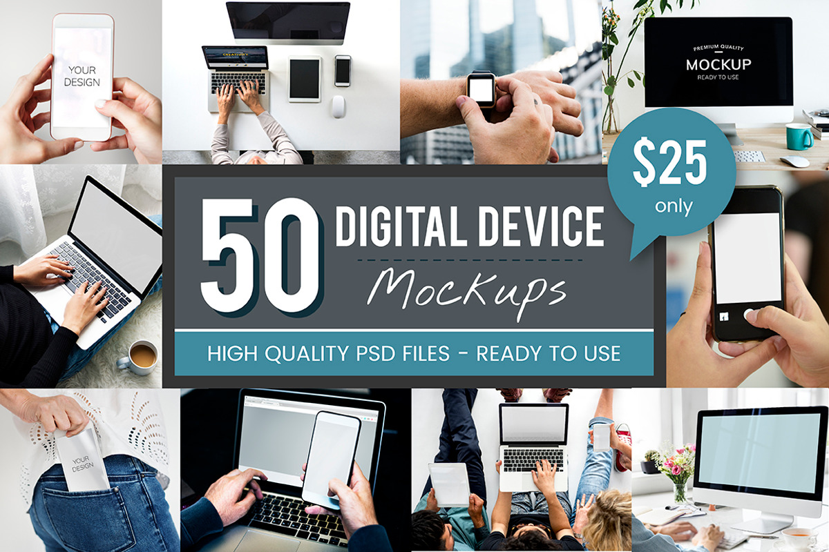 rawpixel Mockup Generator Mega Bundle