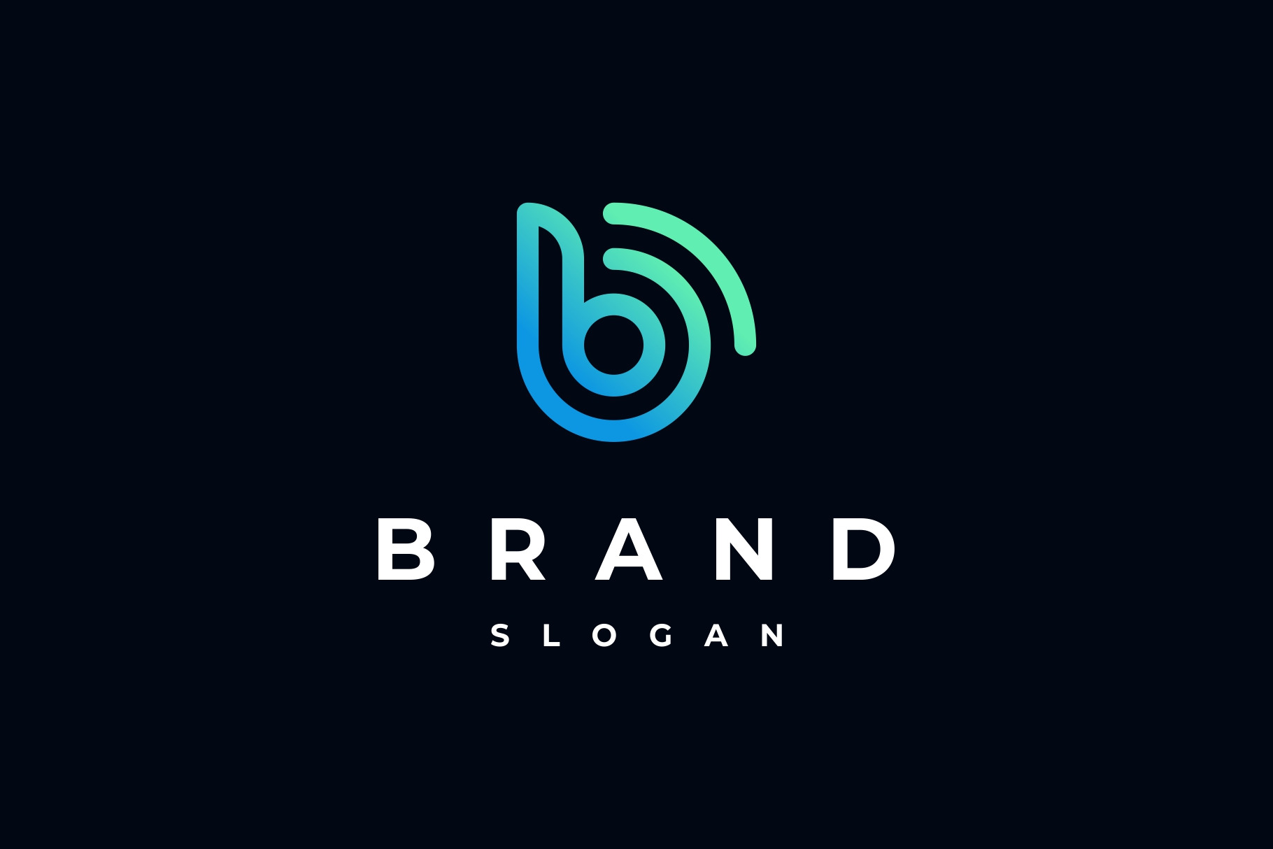 Letter B Signal Broadcast Logo, a Branding & Logo Template by sore.studios