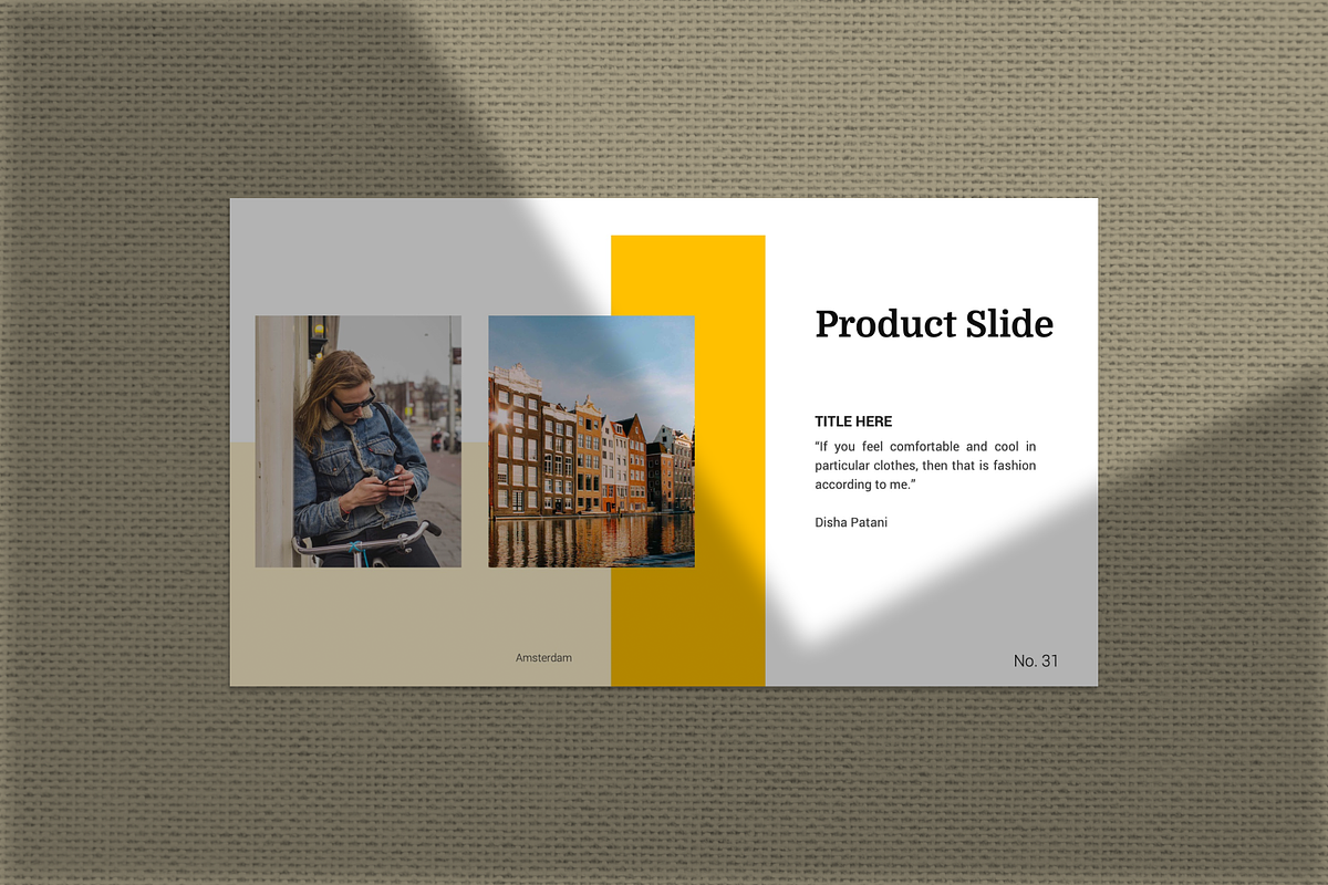 Amsterdam PowerPoint Template, a Presentation Template by uiplus
