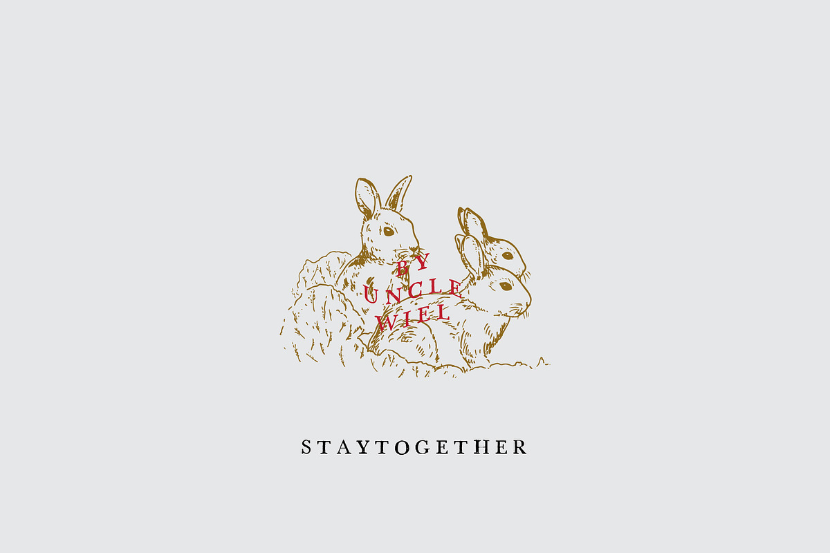 Vintage Rabbit Logo & Illustrations