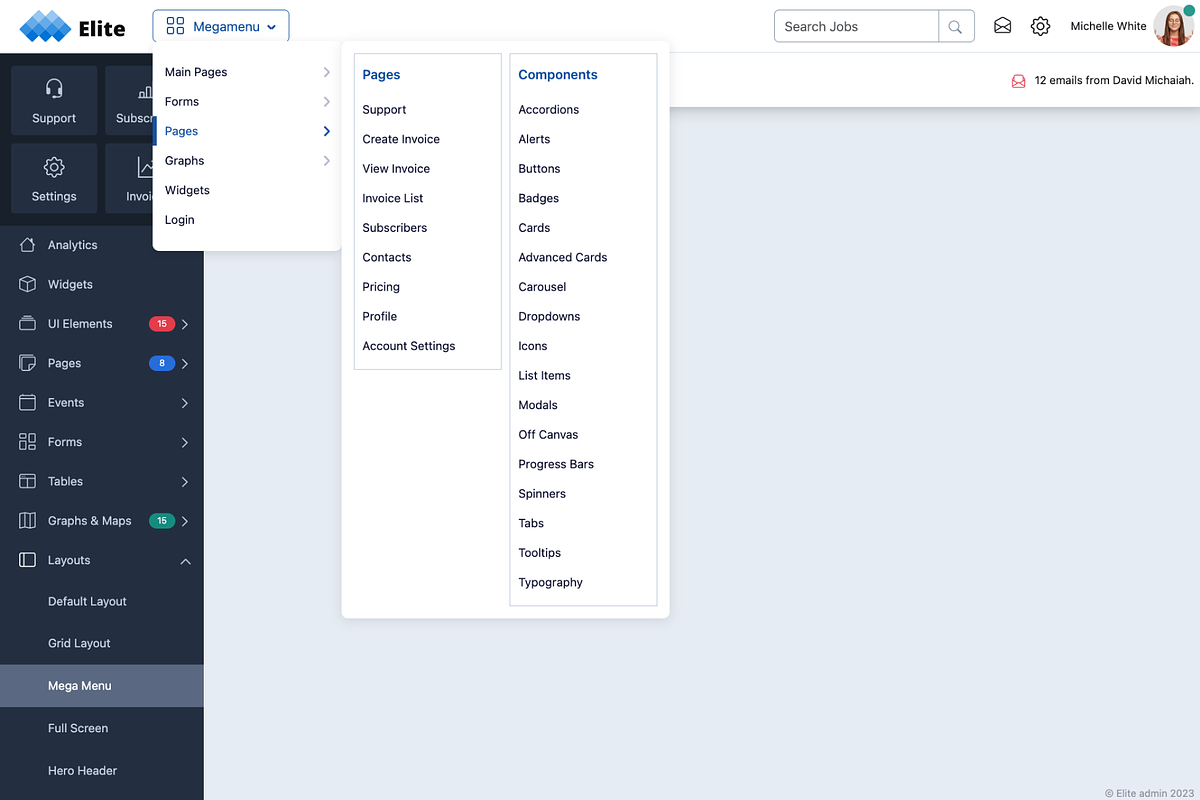 Admin Dashboard Template