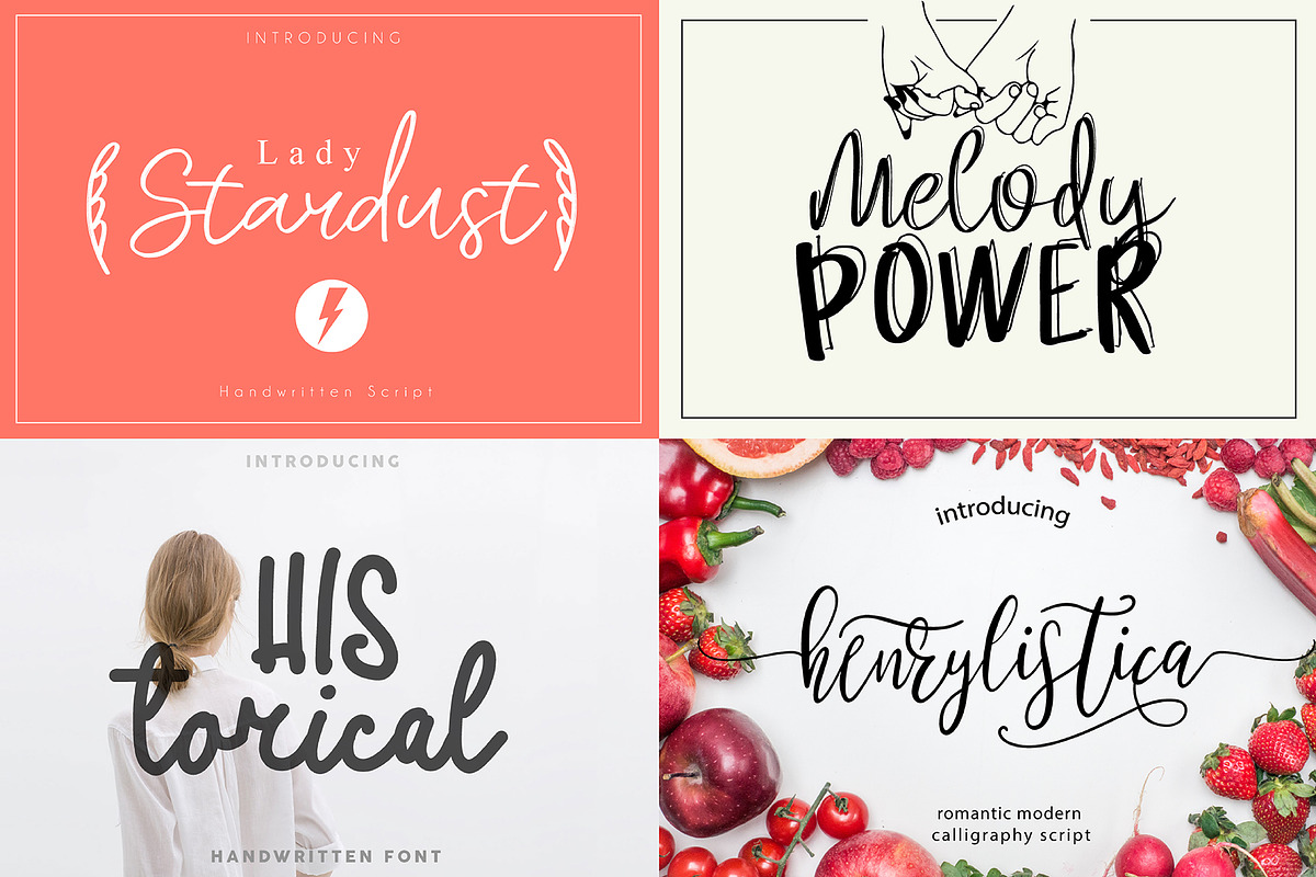 Modern Script Font Bundle