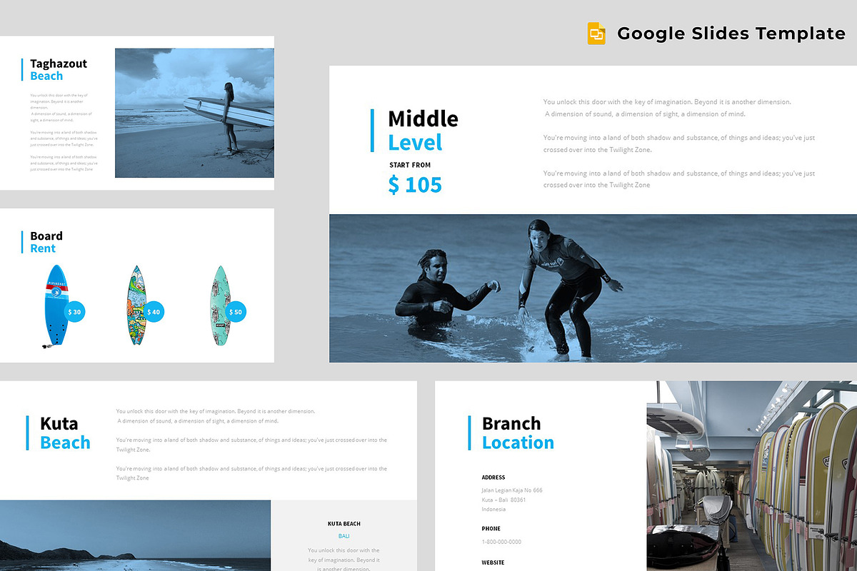 High Wave - Google Slides Template, a Presentation Template by Incools ...