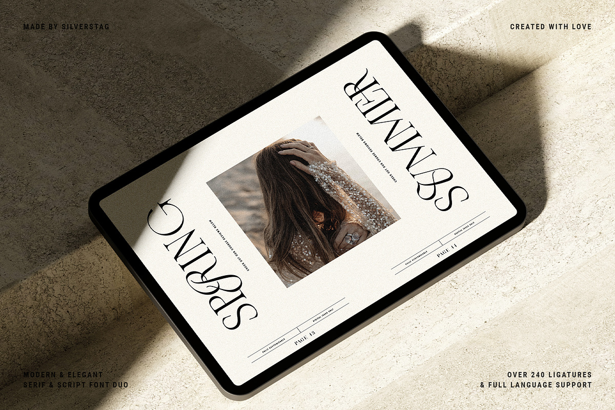 Bespoke Display - Serif & Script Duo, a Serif Font by SilverStag Type ...