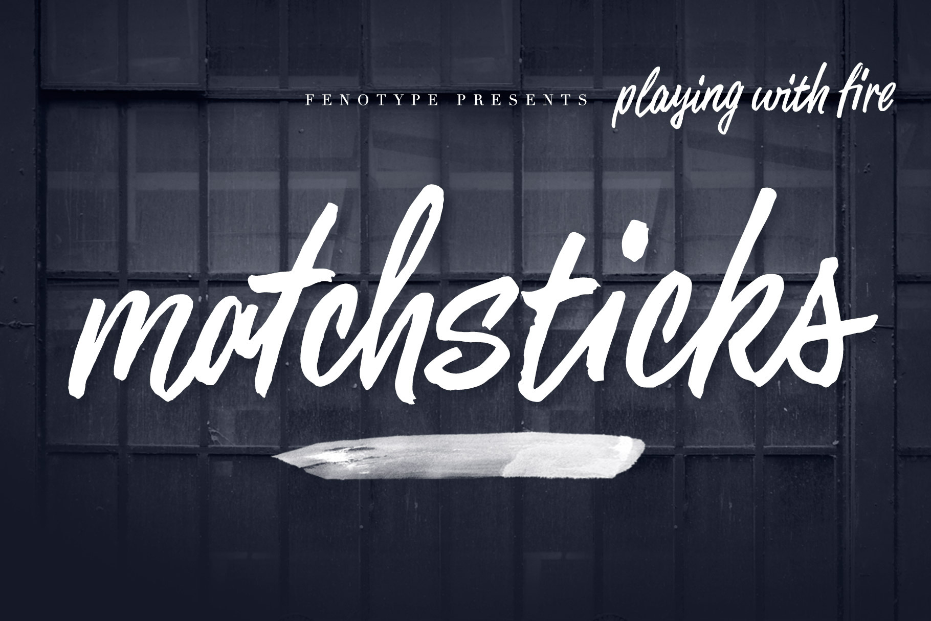 Matchstick Typeface, a Script Font by Fenotype