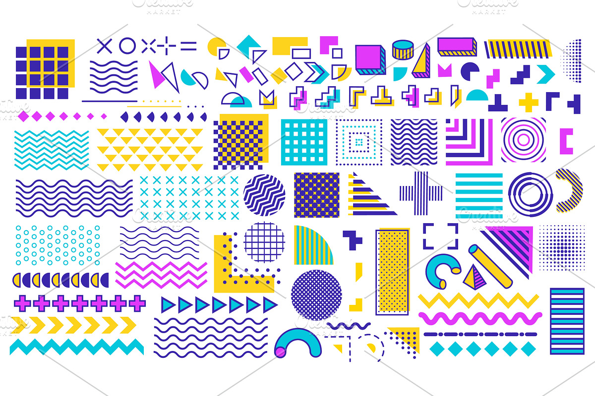 Abstract geometric shapes, an Object Illustration by Vector Tradition
