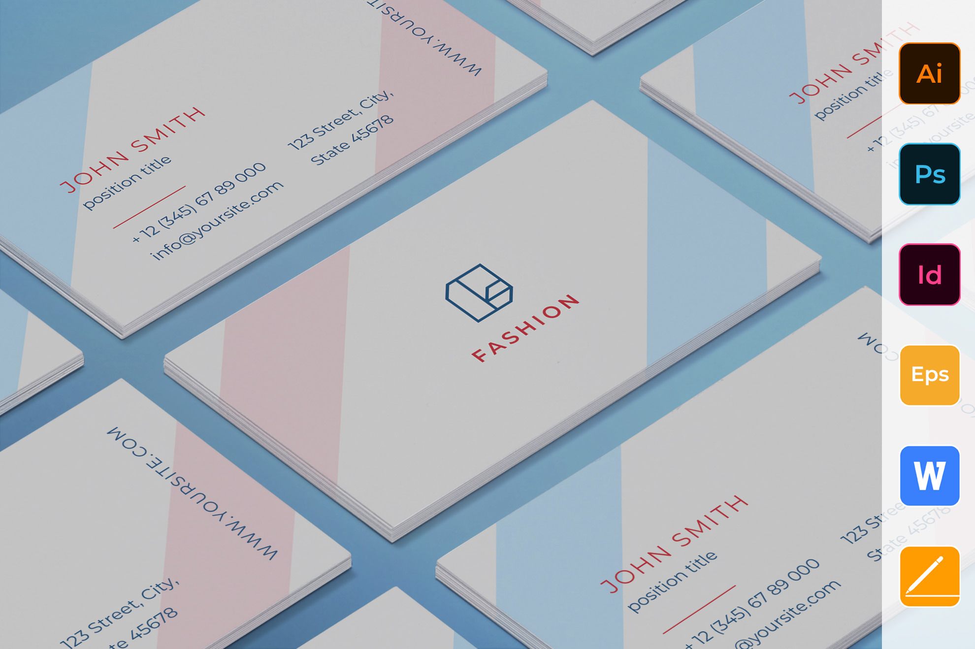 Fashion Shop Business Card, a Business Card Template by TemplatesNow!
