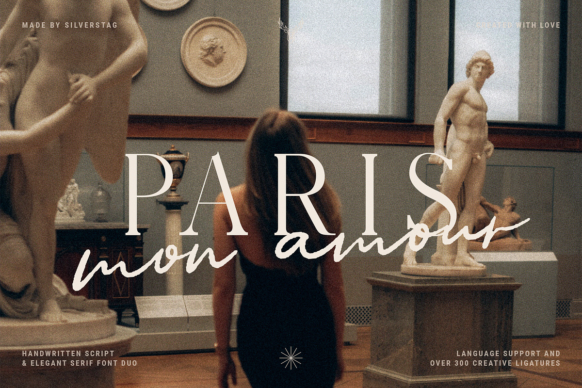 Riverside Lovers - Elegant Font Duo, a Serif Font by SilverStag Type Foundry