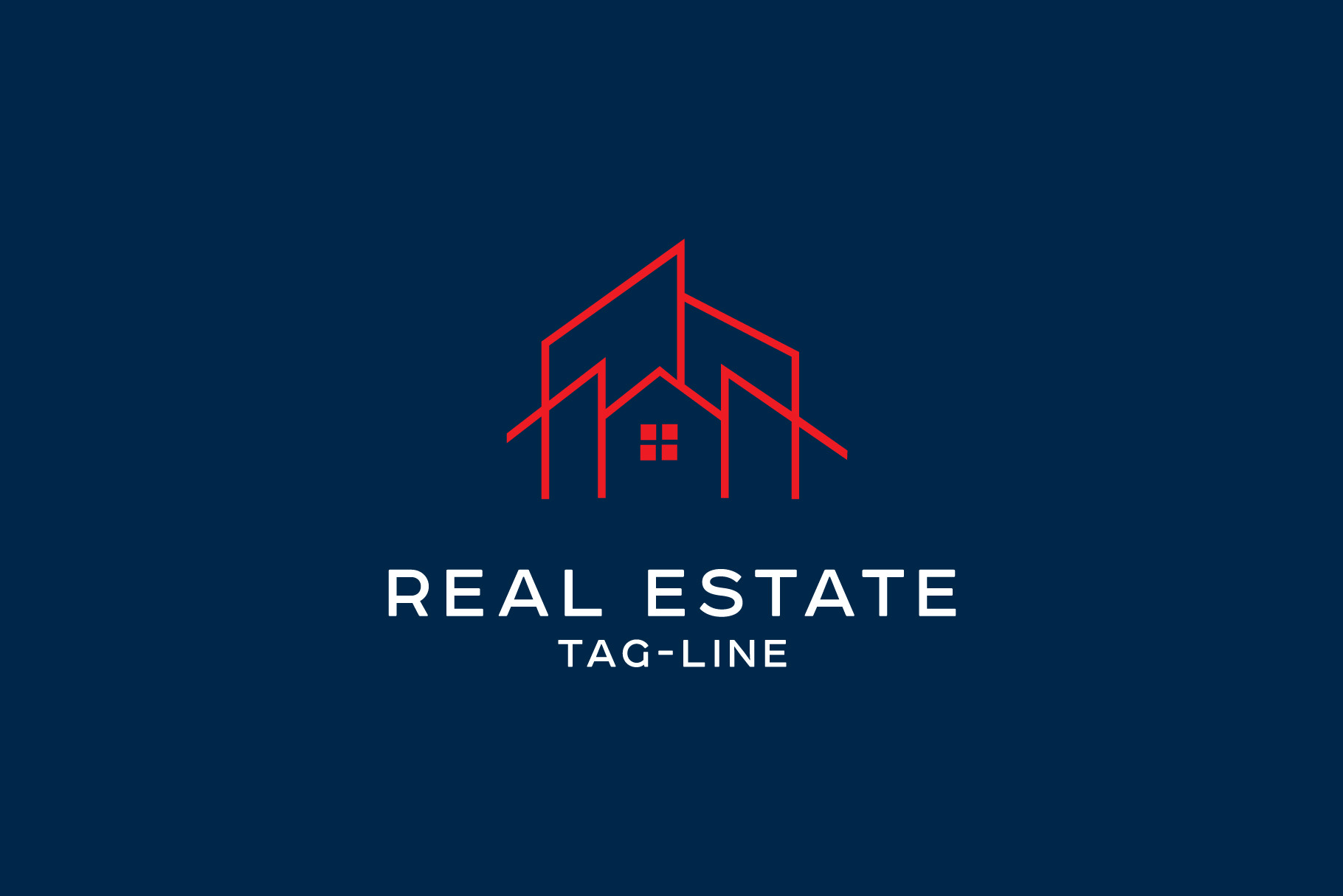 Minimal Real Estate Logo Design, a Branding & Logo Template by art_creater