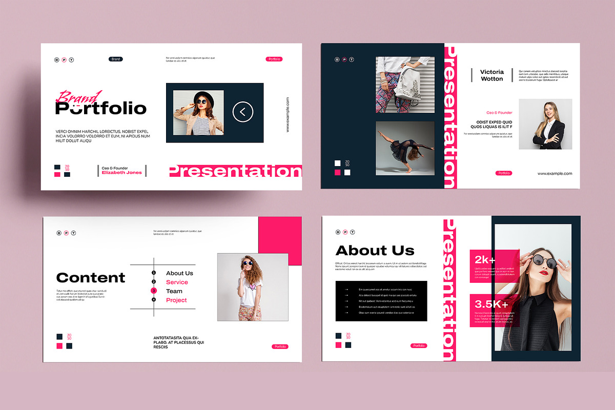 Brand Portfolio Presentation Design