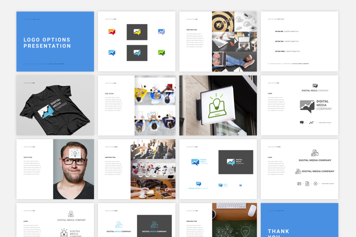 Logo Options Presentation, a Branding & Logo Template by Loudoun Design Co.