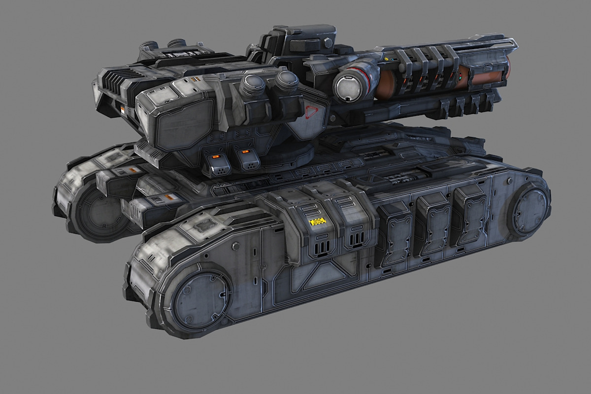 SciFi Heavy Tank - MK4, a Cars & Vehicle 3D Model by CGPitbull
