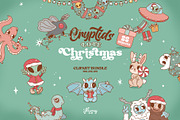 Cryptids love Christmas | Seasonal Illustrations ~ Creative Market